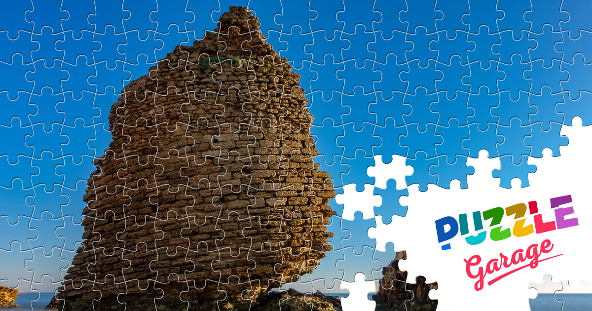 Destroyed tower near the ocean Jigsaw Puzzle (Countries, Spain ...