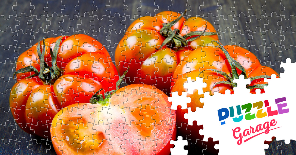 Tomatoes on the table Jigsaw Puzzle (Plants, Vegetables) | Puzzle Garage
