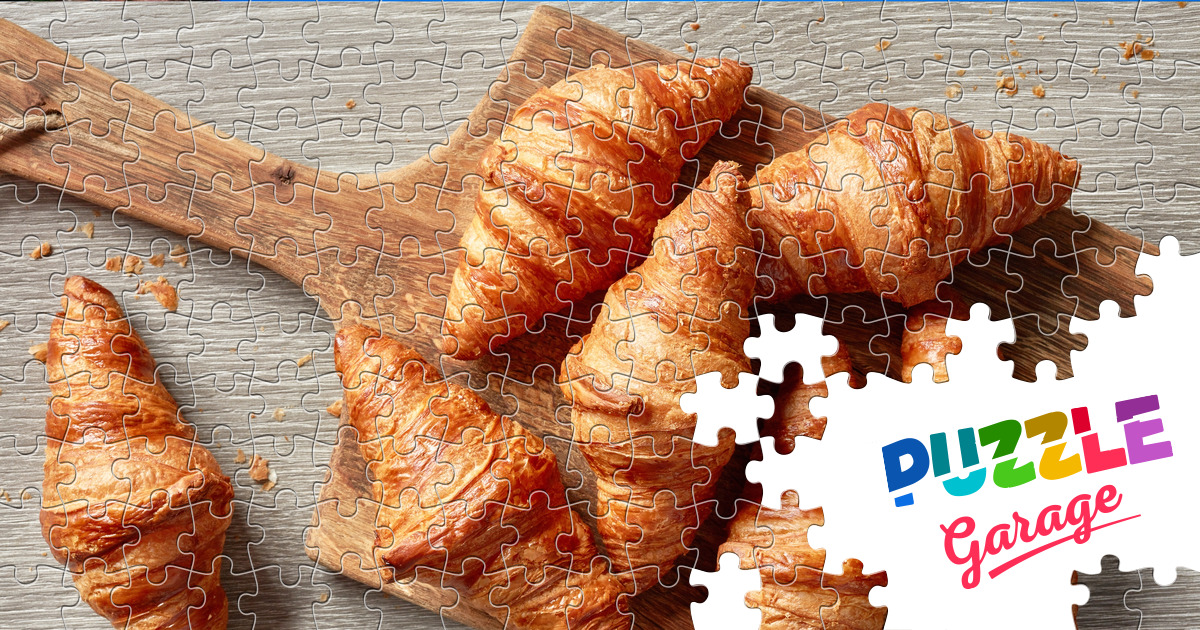 Freshly baked croissants Jigsaw Puzzle (Home, Food) | Puzzle Garage