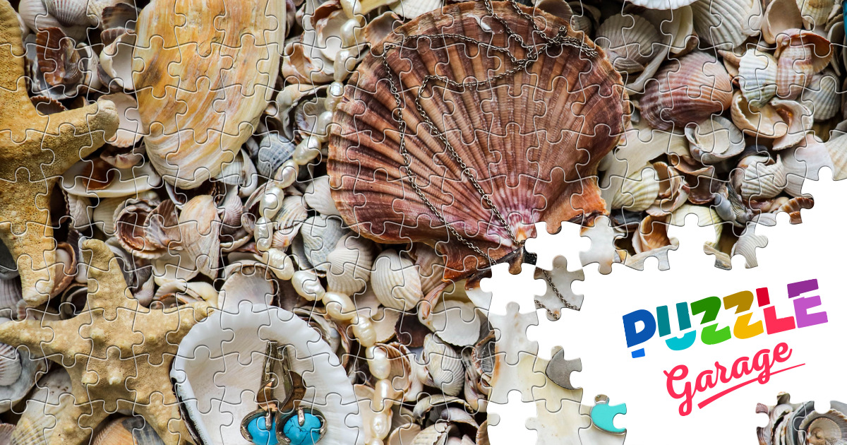 Jewelry on shells Jigsaw Puzzle (Stuff, Jewellery) | Puzzle Garage