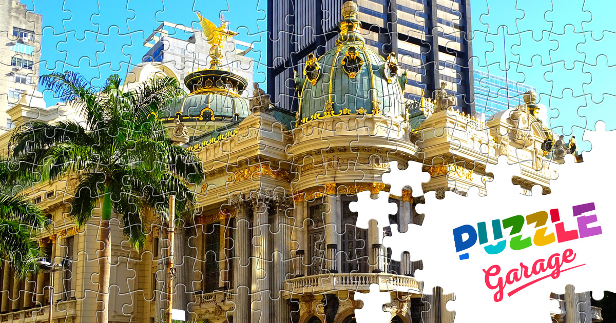 City theater in Rio de Janeiro Jigsaw Puzzle (Countries, Brazil ...