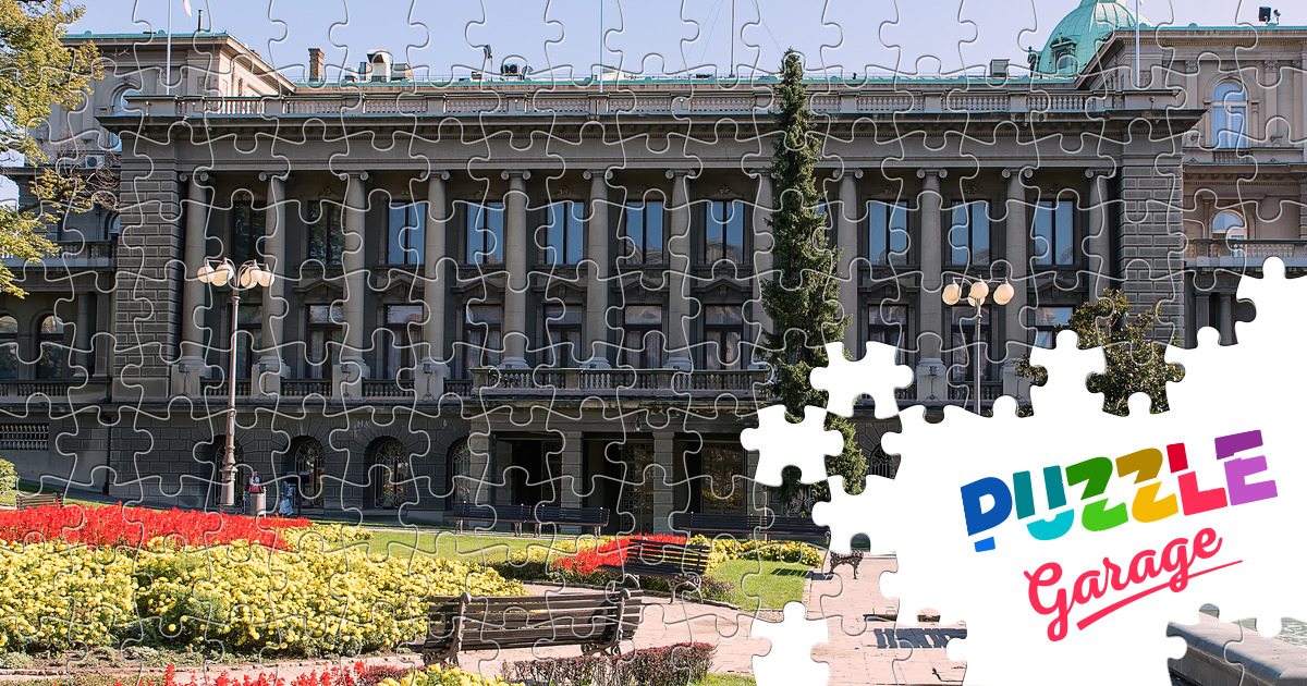 New Palace in Belgrade Jigsaw Puzzle (Countries, Serbia) | Puzzle Garage