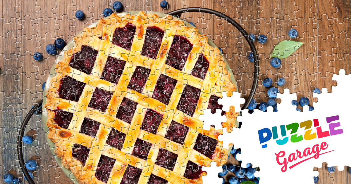 Blueberry pie Jigsaw Puzzle (Home, Food) | Puzzle Garage