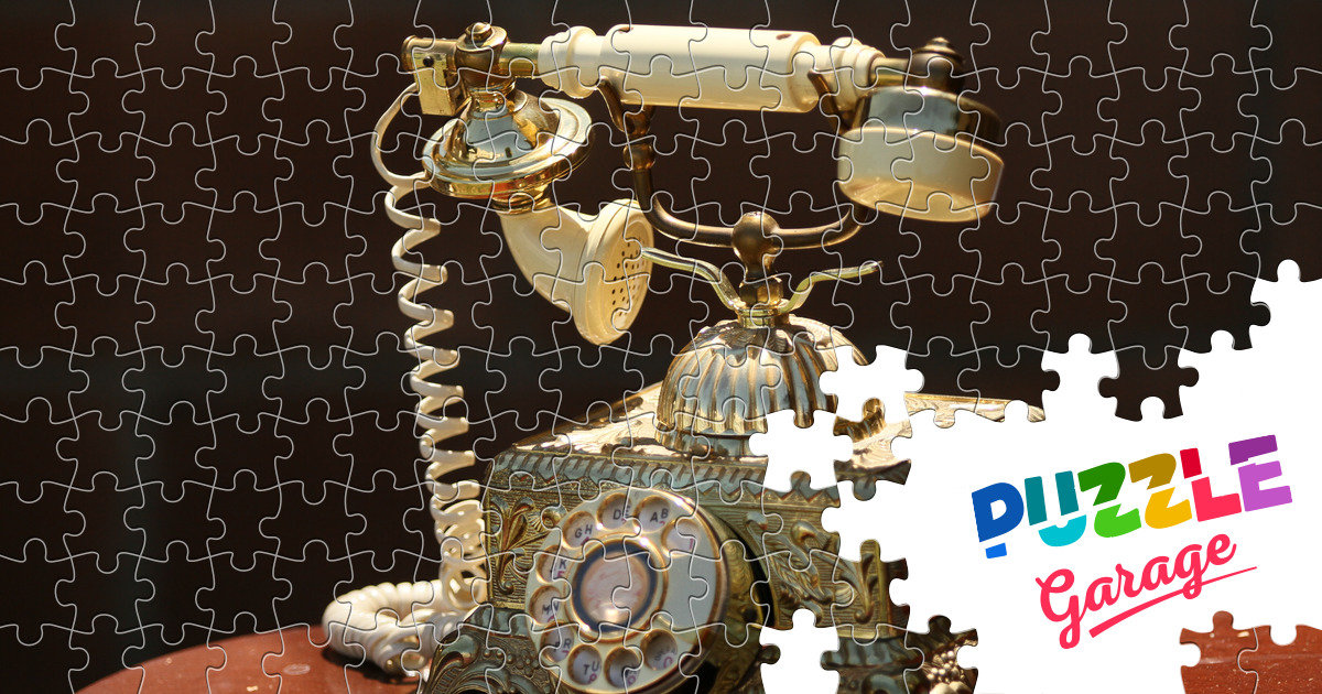 Vintage telephone set Jigsaw Puzzle (History, Retro) | Puzzle Garage