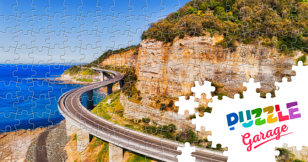 Grand Pacific Drive Road Jigsaw Puzzle (Countries, Australia) | Puzzle ...
