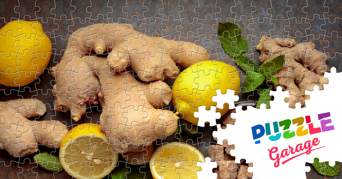 Lemons and ginger Jigsaw Puzzle (Plants, Fruits) | Puzzle Garage