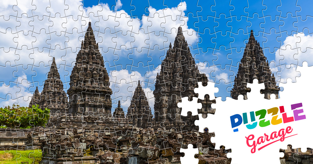 Prambanan Temple Jigsaw Puzzle (Countries, Indonesia) | Puzzle Garage