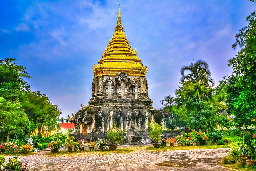 Temple of Wat Chet Yot Jigsaw Puzzle (Countries, Thailand) | Puzzle Garage