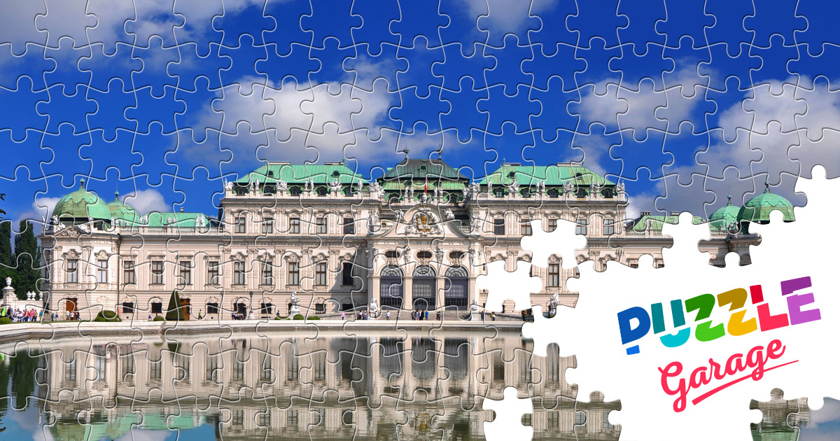 Belvedere Palace Jigsaw Puzzle (Countries, Austria) | Puzzle Garage