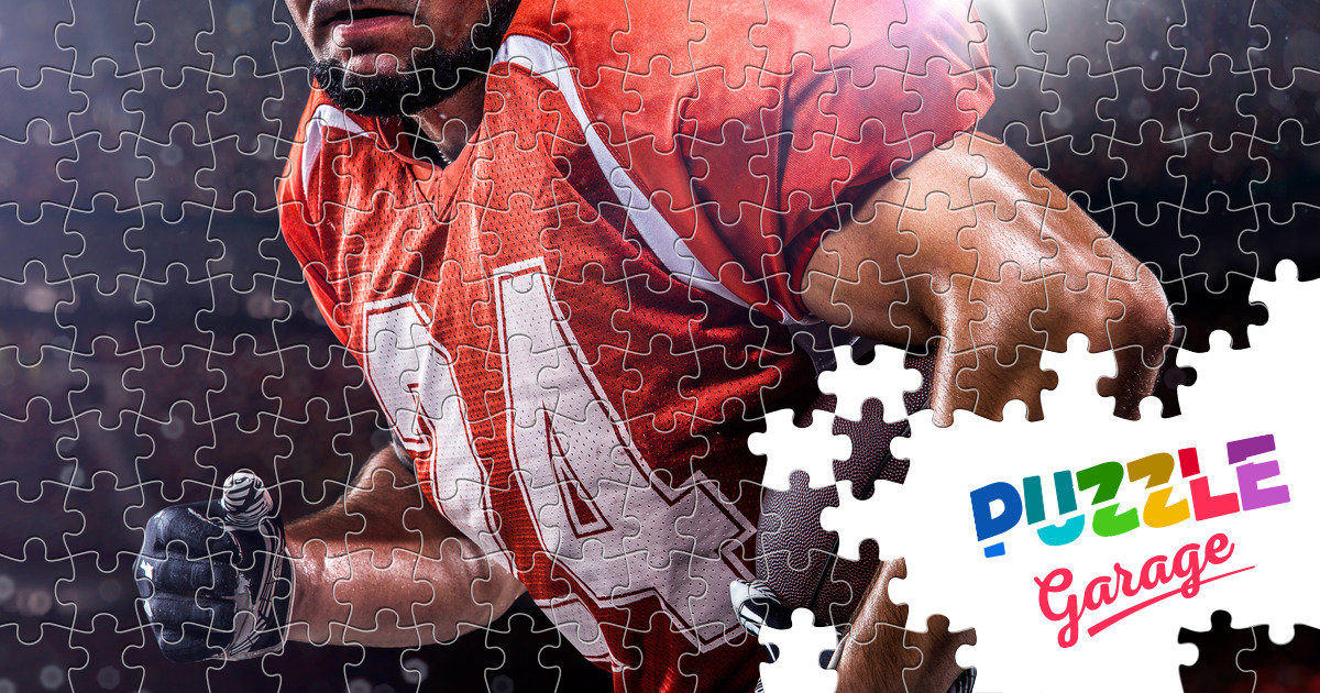 USA footballer Jigsaw Puzzle (Sport, American Football) | Puzzle Garage