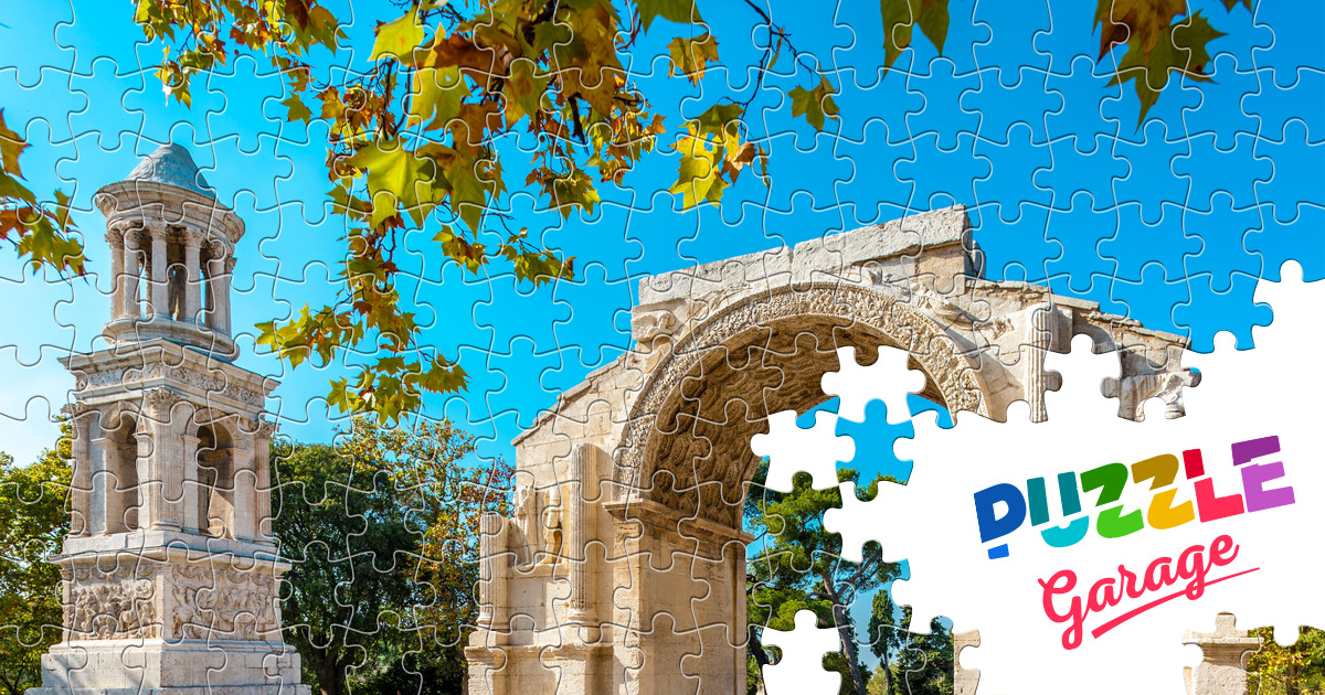 Roman ruins in Saint-Remy-de-Provence Jigsaw Puzzle (Countries, France ...