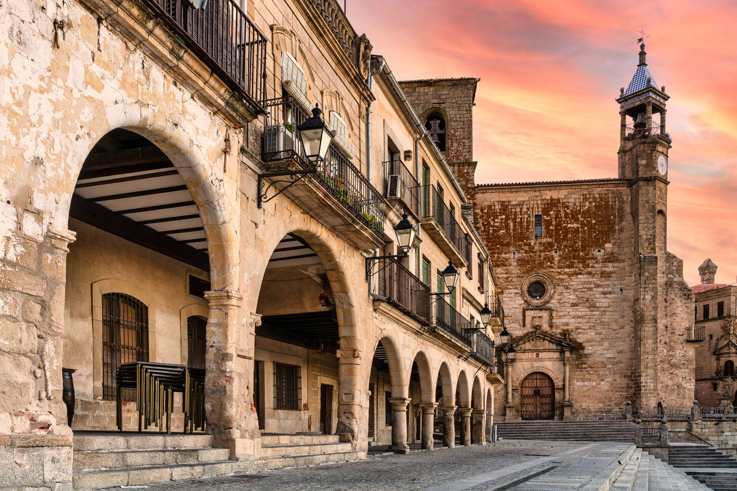 Main square of Trujillo Jigsaw Puzzle (Countries, Spain) | Puzzle Garage