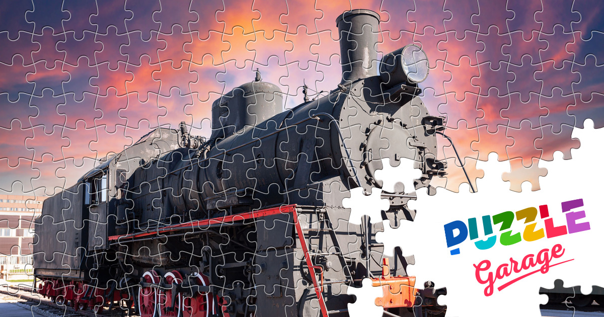 Vintage steam locomotive Jigsaw Puzzle (Technics, Trains) | Puzzle Garage