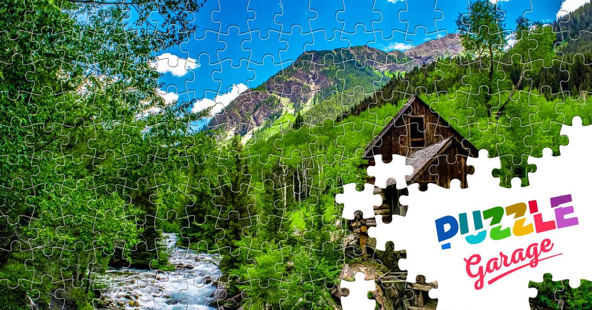 Crystal Mill Jigsaw Puzzle (Countries, USA) | Puzzle Garage