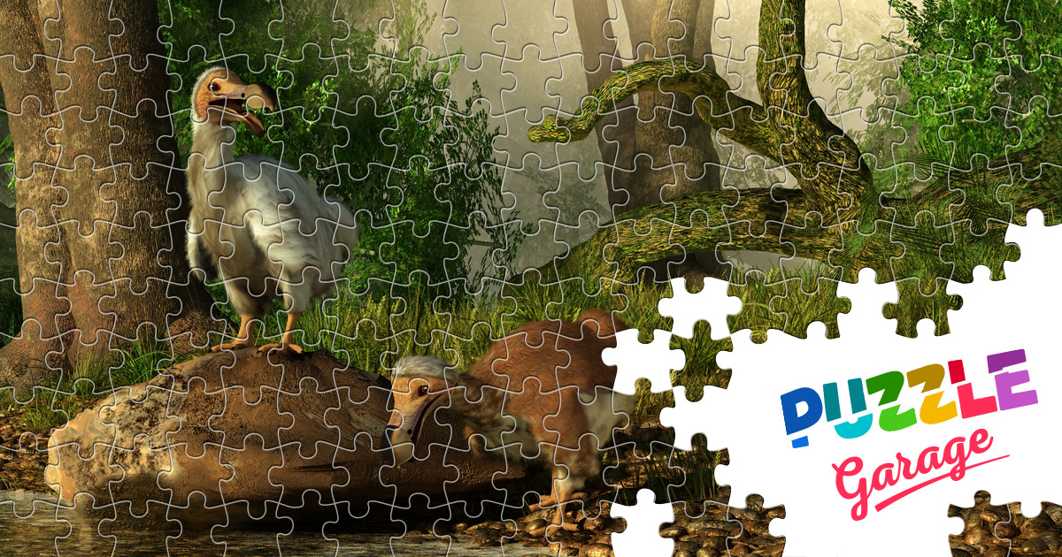 Dodo birds Jigsaw Puzzle (Animals, Prehistoric animals) | Puzzle Garage