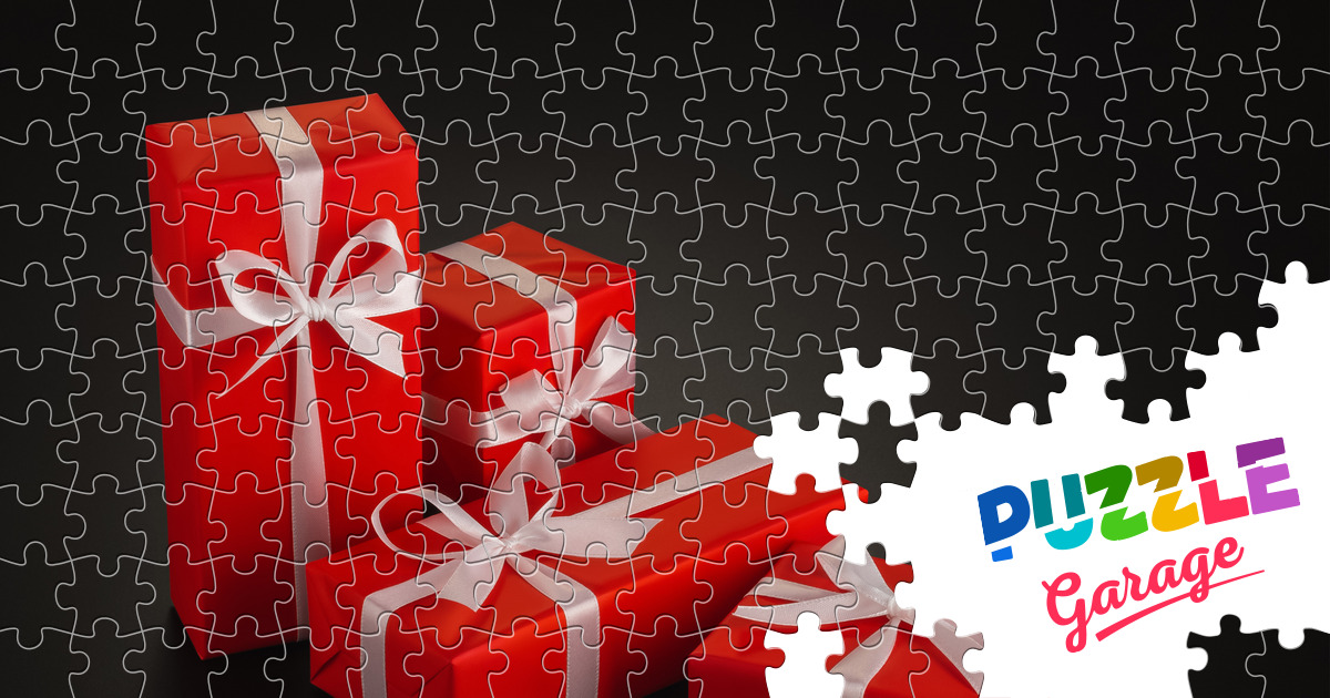Red gifts Jigsaw Puzzle (Holidays, Birthday) | Puzzle Garage