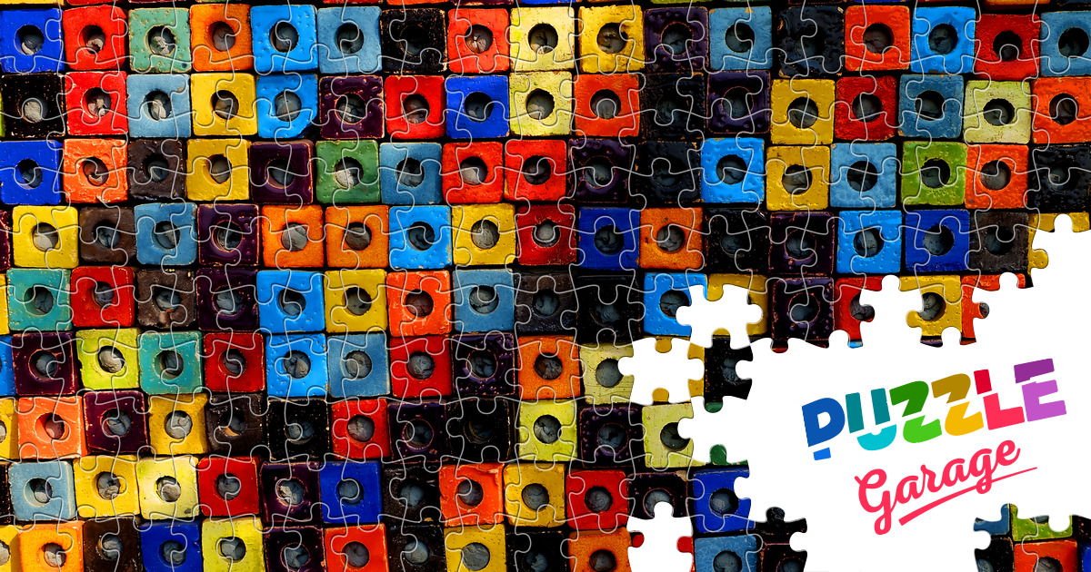 Colorful texture wall Jigsaw Puzzle (Other, Abstraction) | Puzzle Garage