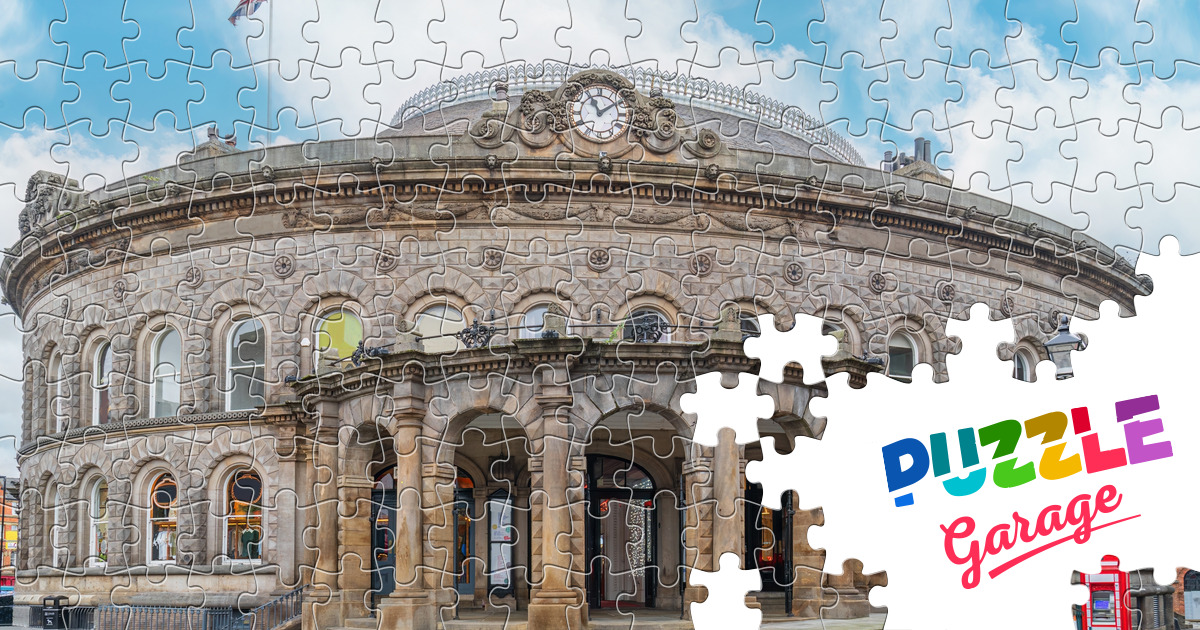 Leeds Corn Exchange Jigsaw Puzzle (Countries, Great Britain) | Puzzle Garage