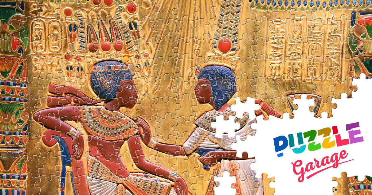 Egyptian wall paintings Jigsaw Puzzle (Countries, Egypt) | Puzzle Garage