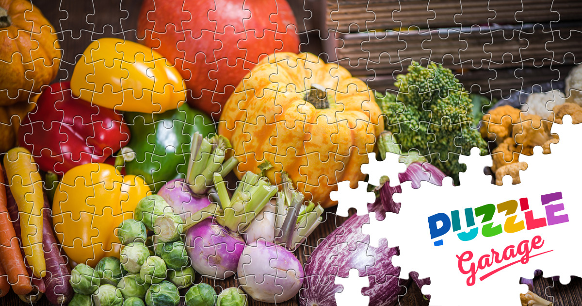 Vegetables on the table Jigsaw Puzzle (Plants, Vegetables) | Puzzle Garage