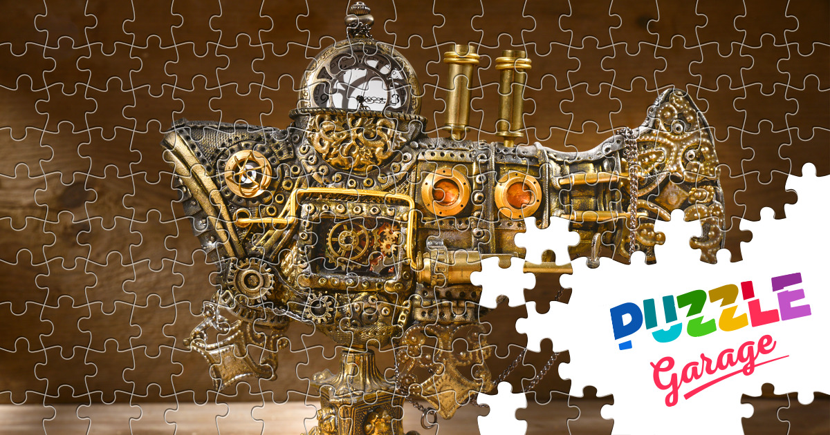 Steampunk figure Jigsaw Puzzle (History, Retro) | Puzzle Garage