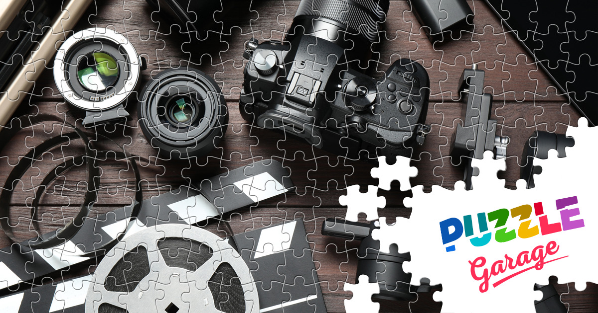 Camera and photographic equipment Jigsaw Puzzle (Stuff, Foto cameras ...