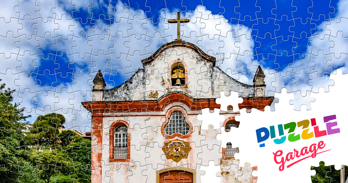 Chapel of Our Lady in Ouro Preto Jigsaw Puzzle (Countries, Brazil ...