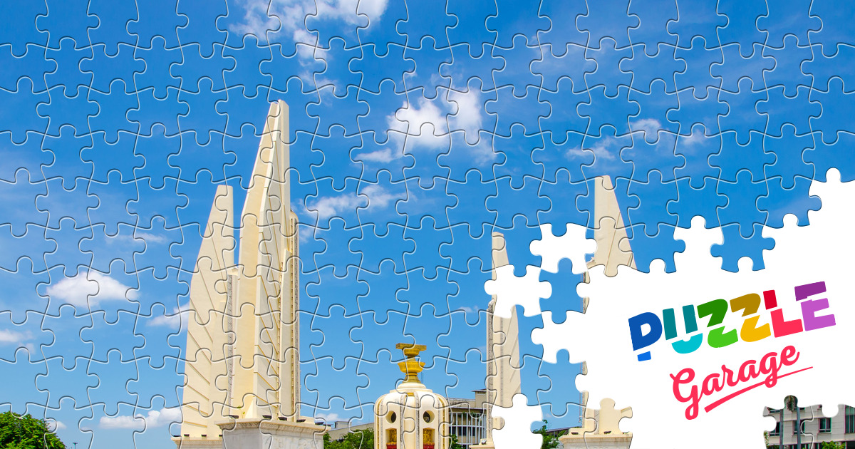 Democracy Monument in Bangkok Jigsaw Puzzle (Countries, Thailand ...