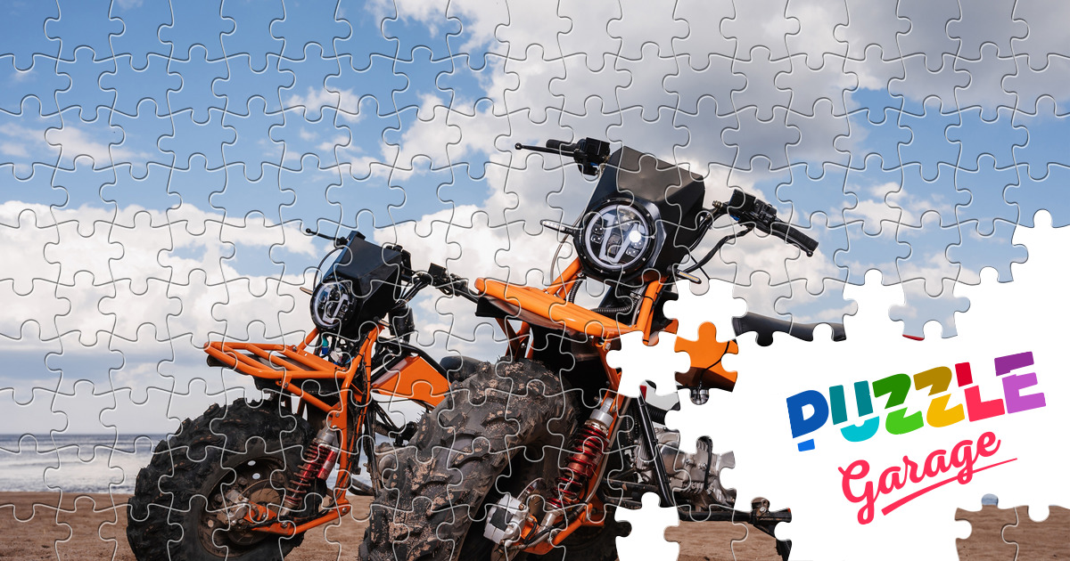 Off-road motorcycles Jigsaw Puzzle (Technics, Moto) | Puzzle Garage