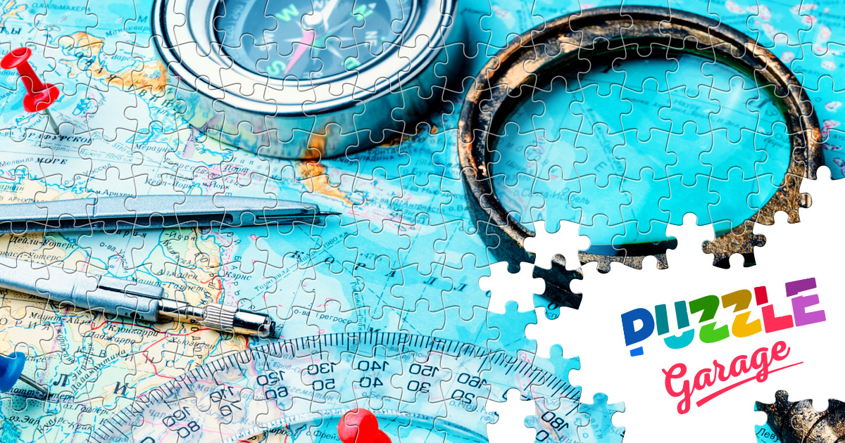 Close-up map Jigsaw Puzzle (History, Maps) | Puzzle Garage