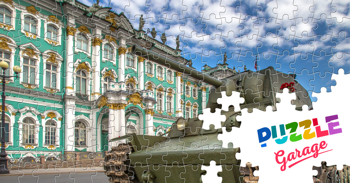 Military equipment on the Palace Square Jigsaw Puzzle (Countries ...