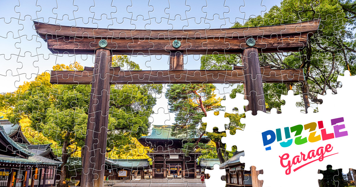Meiji shrine Jigsaw Puzzle (Countries, Japan) | Puzzle Garage