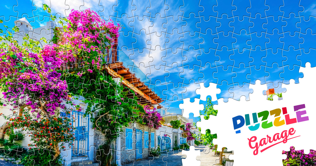 Bodrum street view Jigsaw Puzzle (Countries, Turkey) | Puzzle Garage
