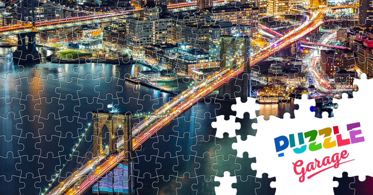 Brooklyn Bridge from above Jigsaw Puzzle (Architecture, Bridges ...