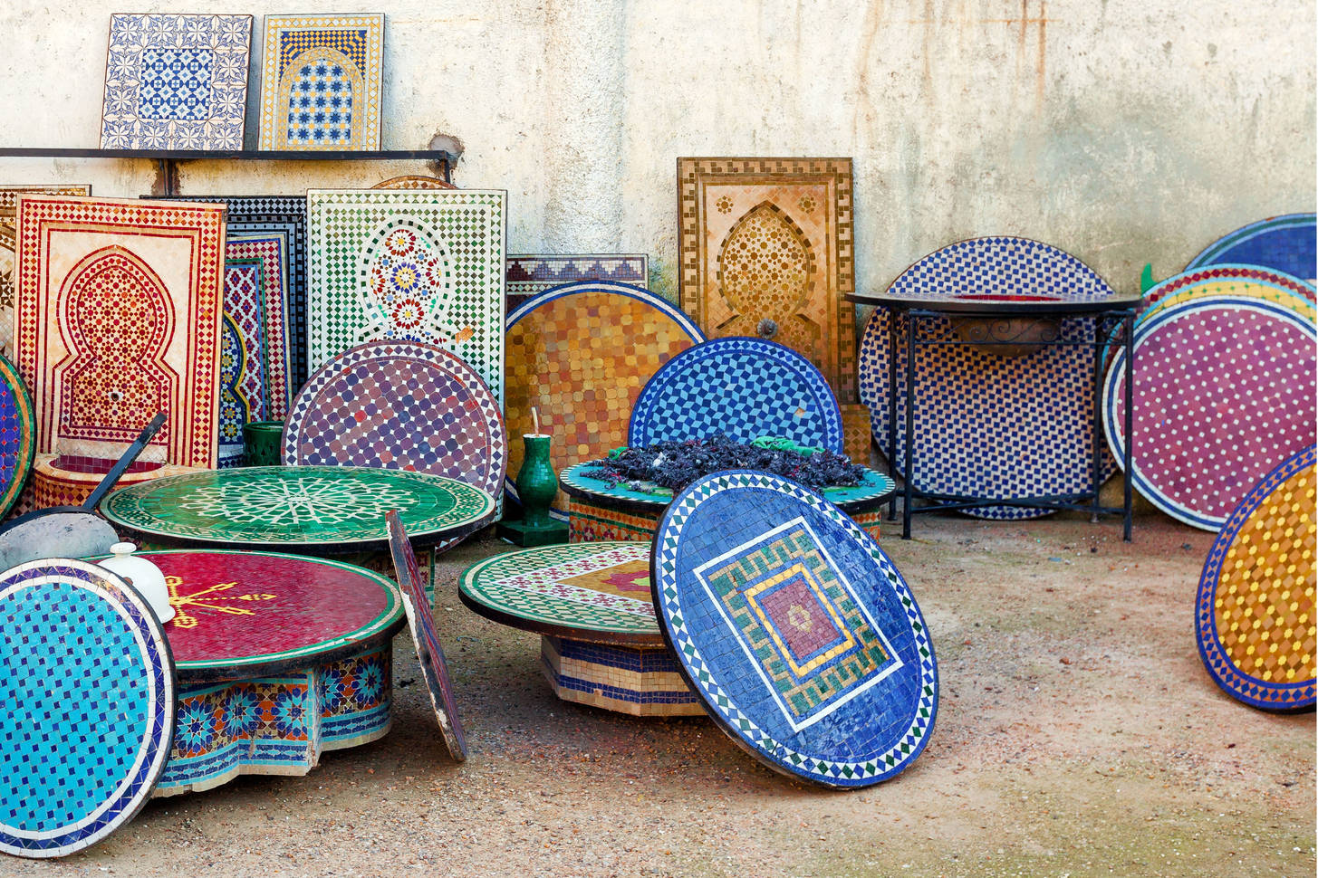 Moroccan mosaic countertops Jigsaw Puzzle (Countries, Morocco) | Puzzle ...