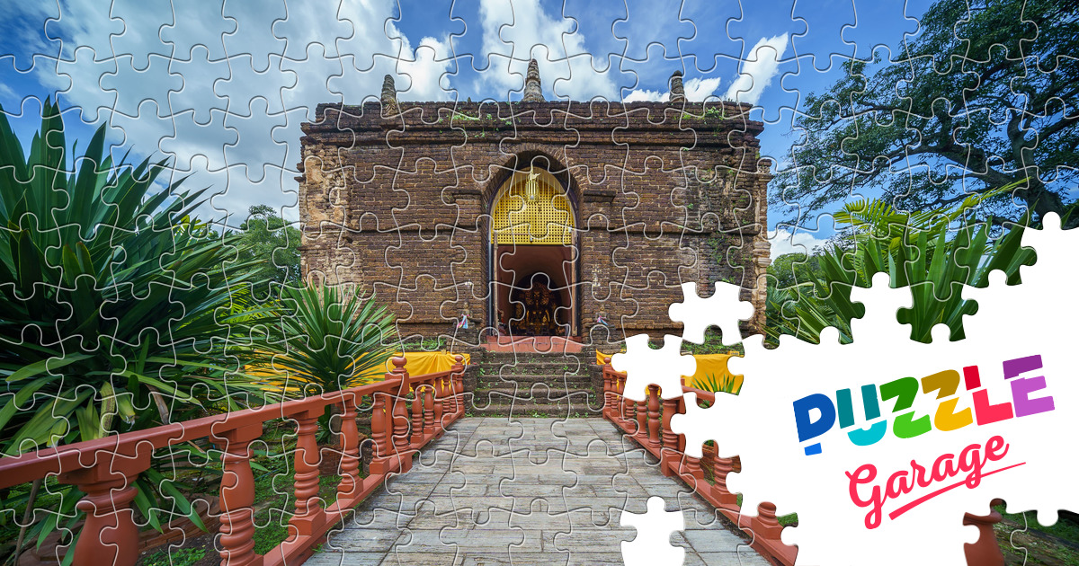 Temple of Wat Chet Yot Jigsaw Puzzle (Countries, Thailand) | Puzzle Garage