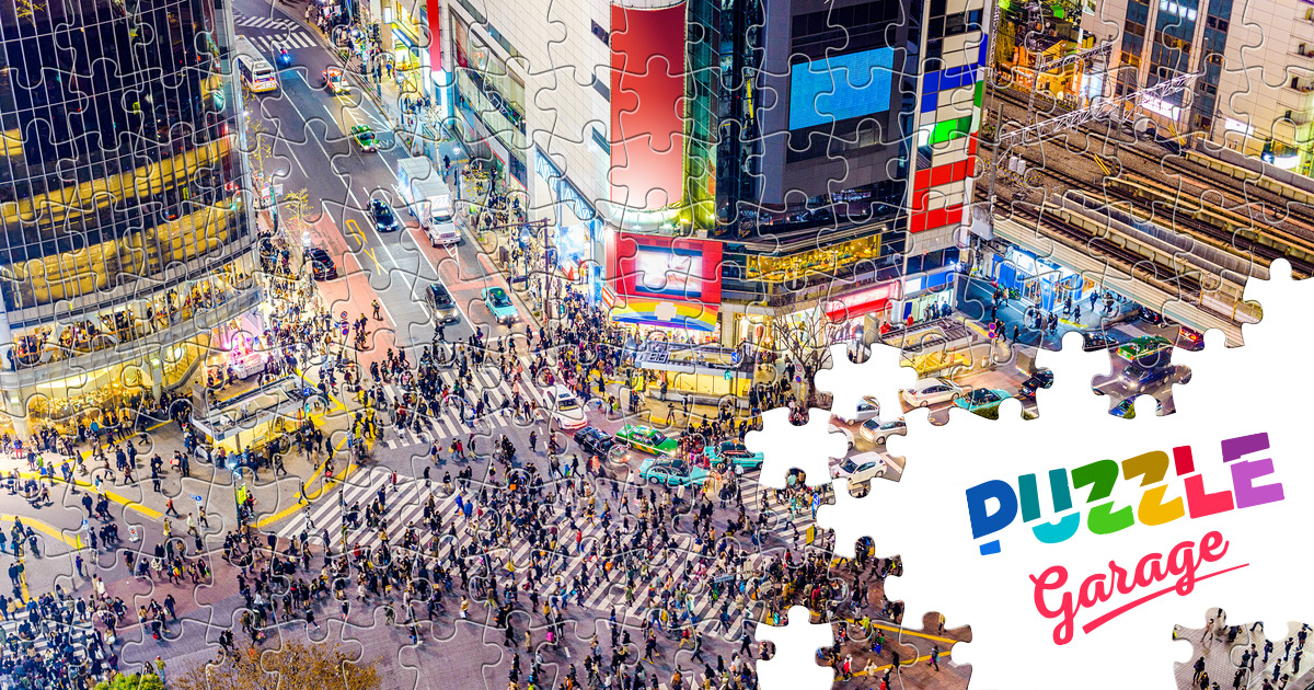 Street in Tokyo Jigsaw Puzzle (Countries, Japan) | Puzzle Garage