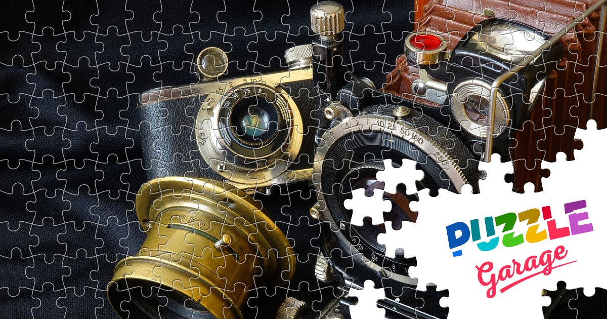 Vintage Cameras Jigsaw Puzzle (History, Antique) | Puzzle Garage
