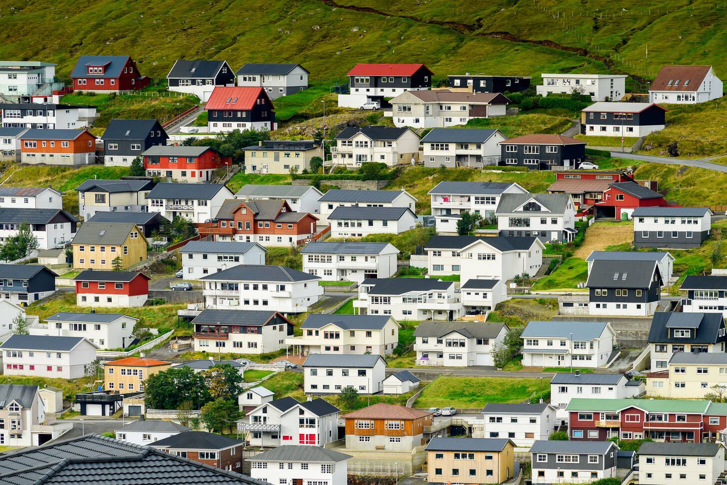 Houses on Boroy Island Jigsaw Puzzle (Countries, Denmark) | Puzzle Garage
