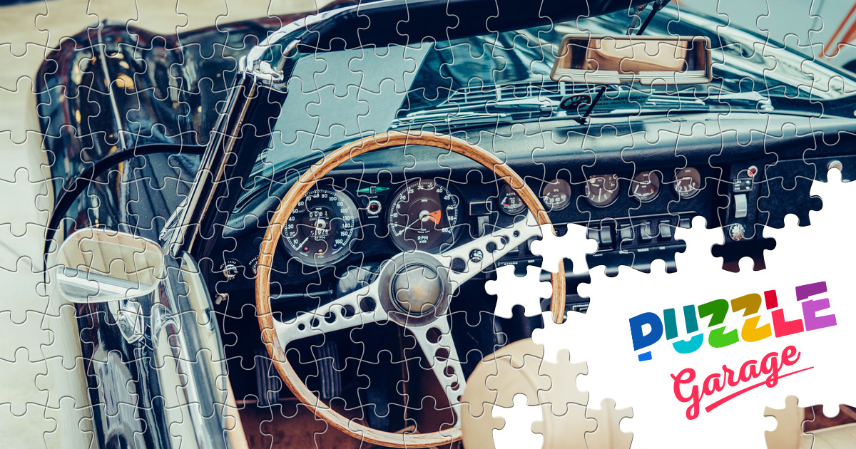 Salon of an old car Jigsaw Puzzle (Technics, Auto) | Puzzle Garage