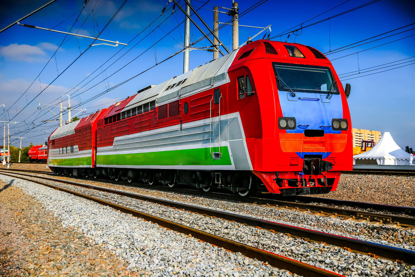 Red steam locomotive Jigsaw Puzzle (Technics, Trains) | Puzzle Garage