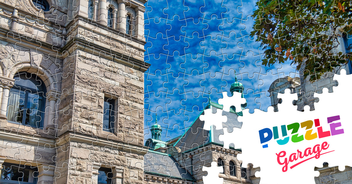 Facade of the British Columbia Parliament Building, Victoria Jigsaw ...