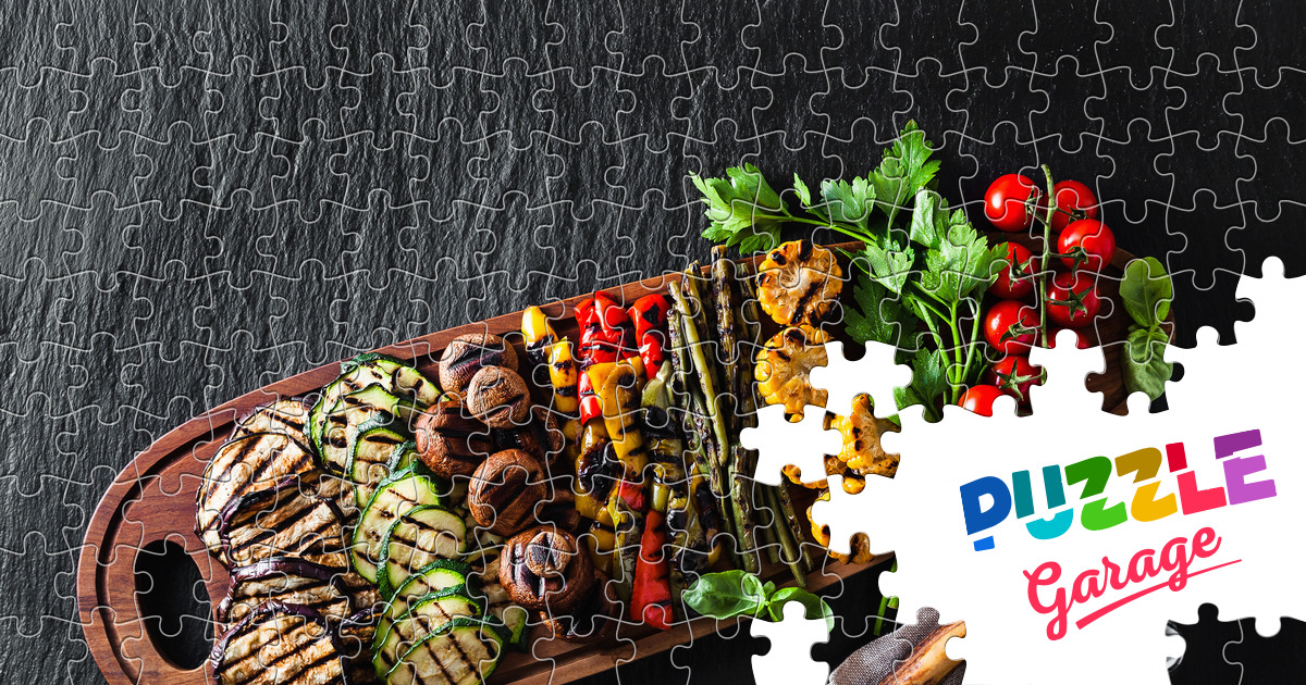 Grilled vegetables Jigsaw Puzzle (Home, Food) | Puzzle Garage