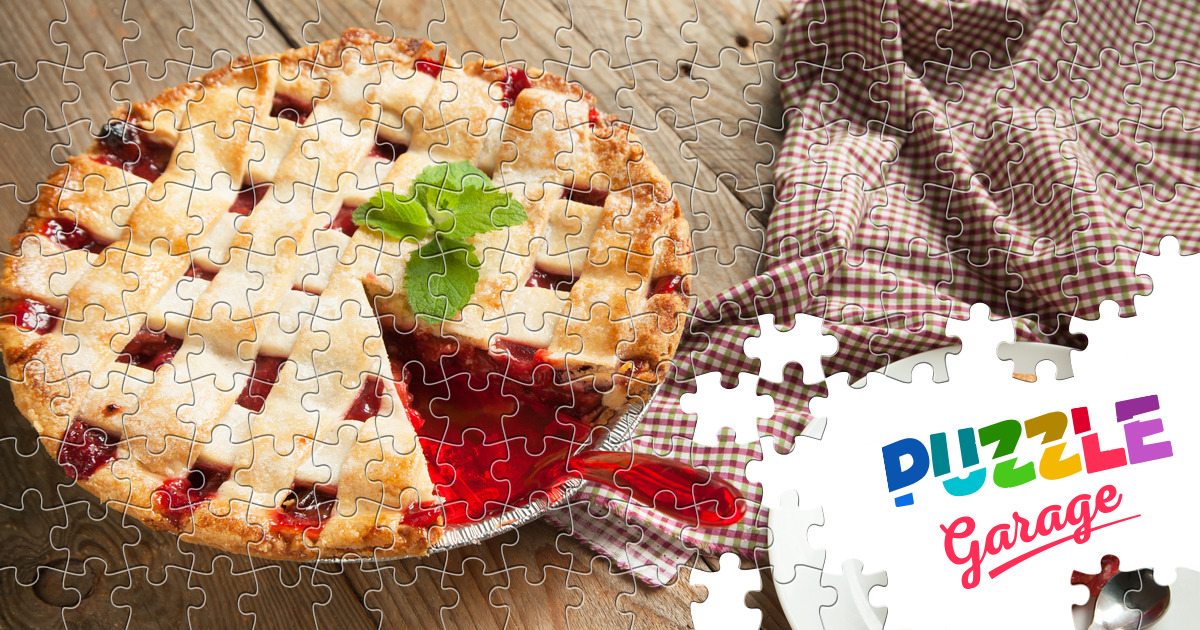 Pie with strawberries Jigsaw Puzzle (Home, Food) | Puzzle Garage