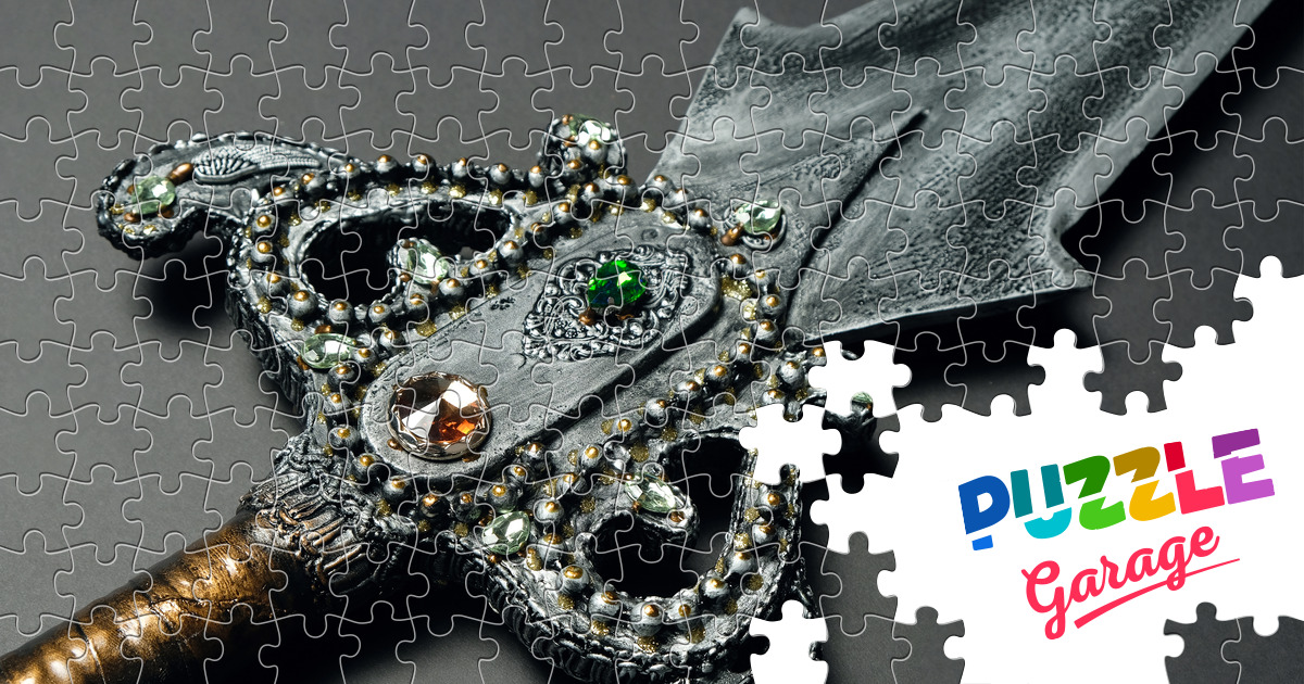 Metal sword handle Jigsaw Puzzle (Stuff, Weapons) | Puzzle Garage
