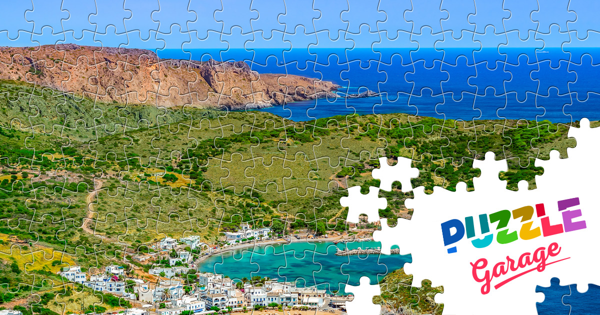 View of the island of Kythera Jigsaw Puzzle (Countries, Greece ...