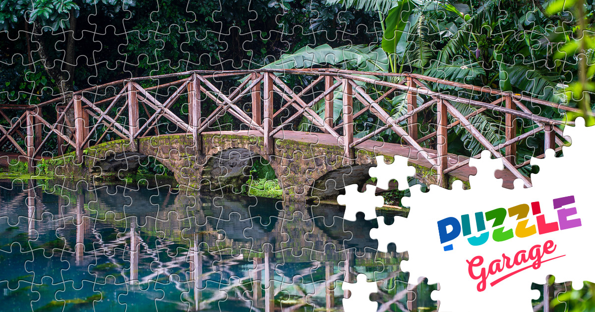 Arch bridge on the lake Jigsaw Puzzle (Architecture, Bridges) | Puzzle ...