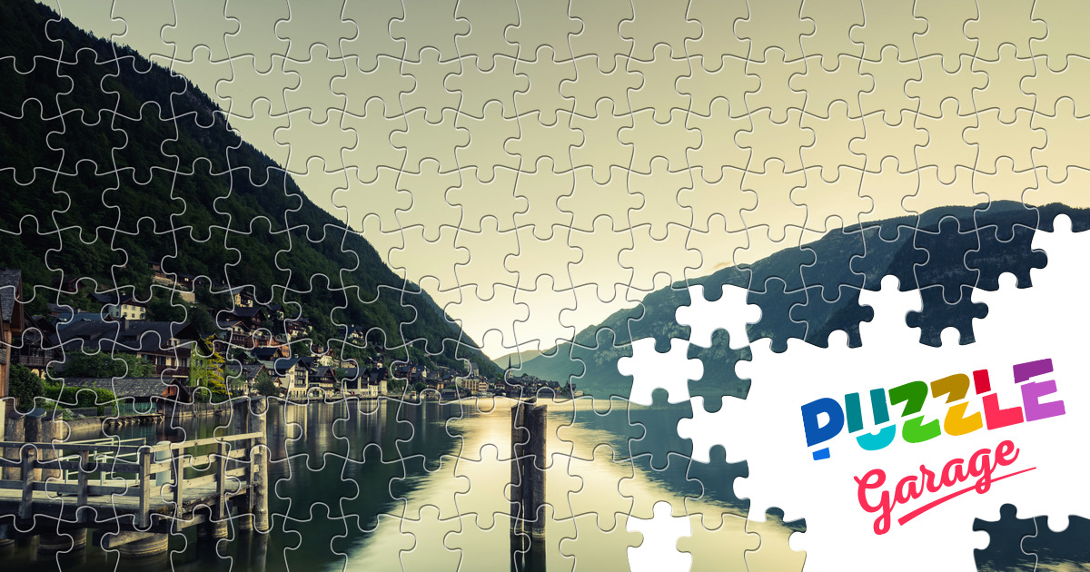 Lake Hallstatter Jigsaw Puzzle (Countries, Austria) | Puzzle Garage