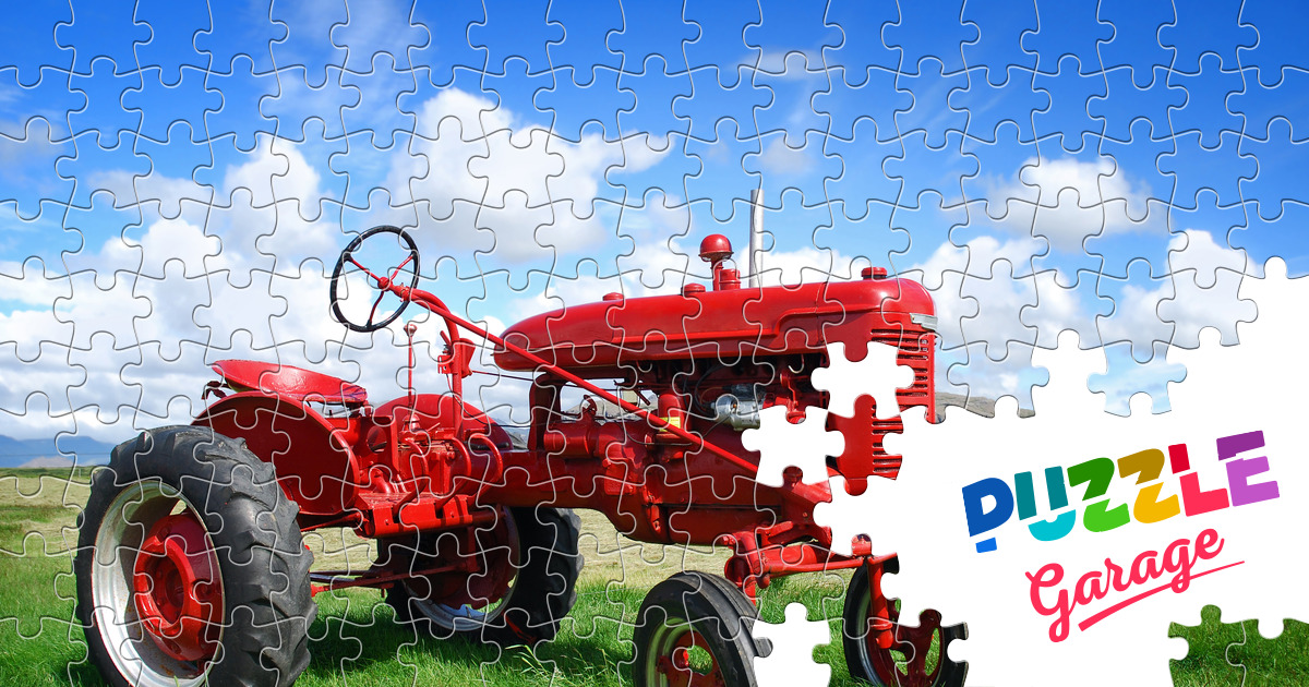Old tractor Jigsaw Puzzle (Technics, Special machinery) | Puzzle Garage
