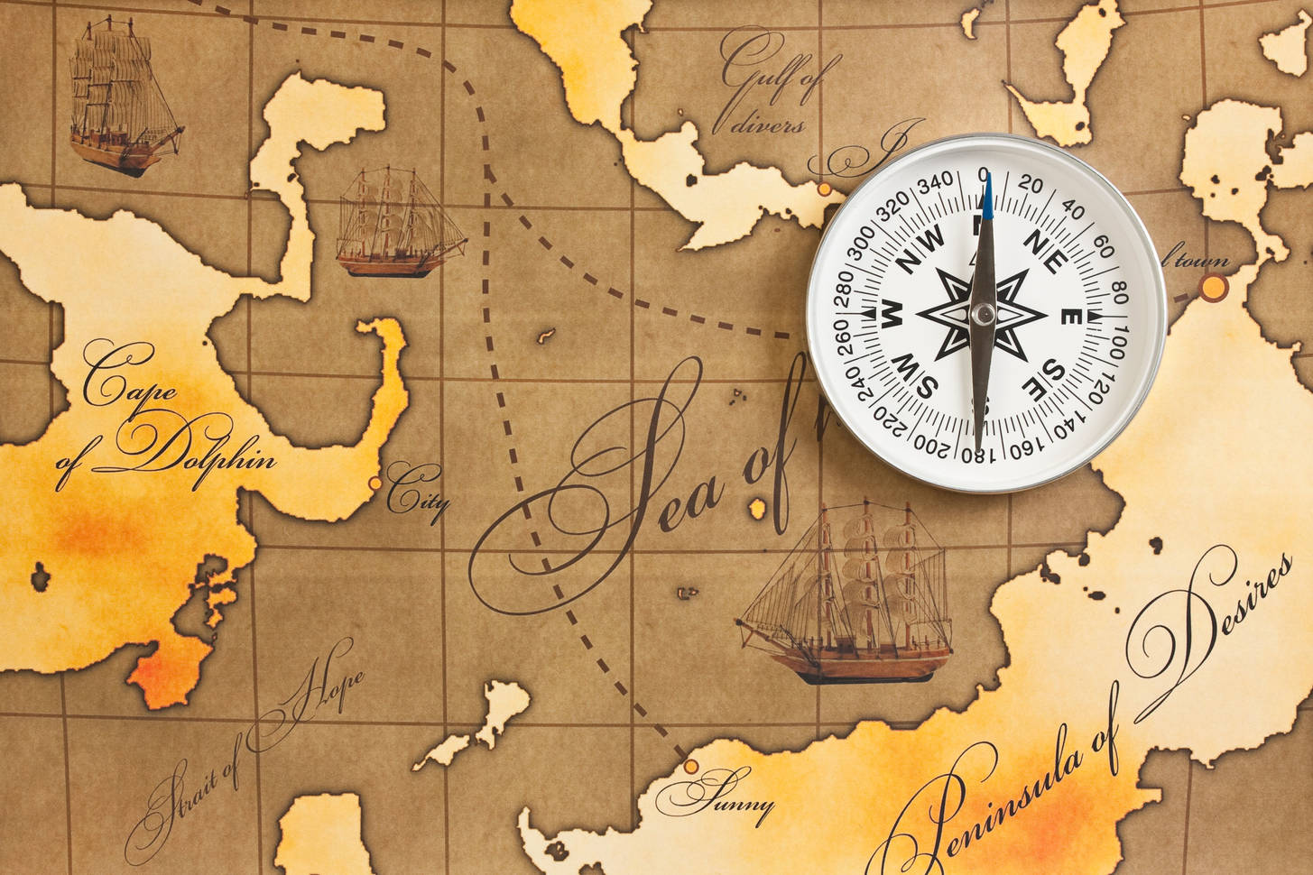 Map and compass Jigsaw Puzzle (History, Maps) | Puzzle Garage